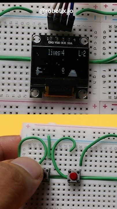Starwar Game Using Oled Display Push Button And Arduino Nano 🔥😊 Youtube