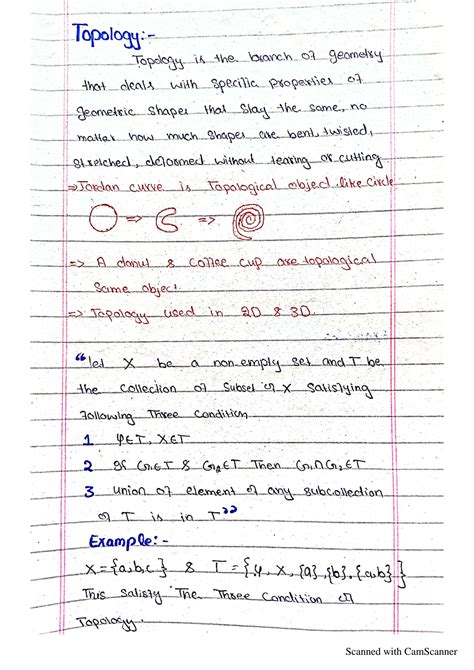 SOLUTION Topology Best Ppsc Fpsc Notes Studypool