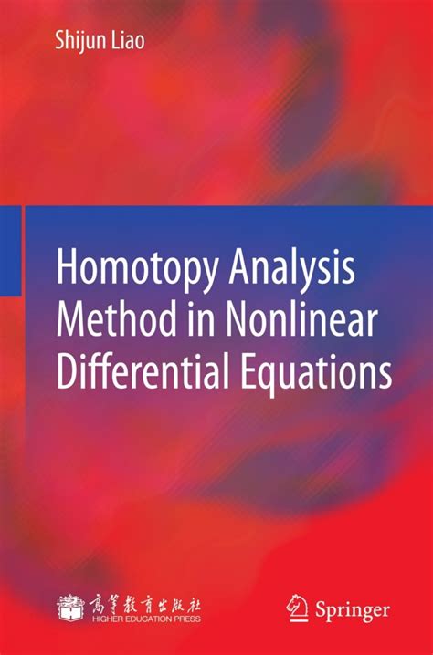 Homotopy Analysis Method In Nonlinear Differential Equations