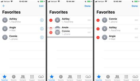 How To Manage Favorite Contacts In The IPhone Phone App