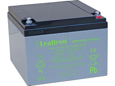 Akumulátor Leaftron Ltg12 26 Gelový 12v26ah Micronixspol S Ro
