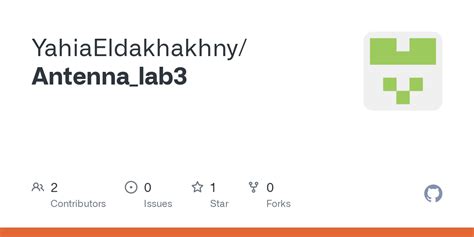 Github Yahiaeldakhakhnyantennalab3