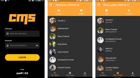 CMS Mobile A Flutter Application For The AmFOSS CMS