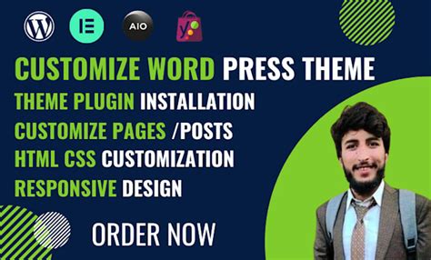 Modify Or Customize Wordpress Theme And Functions By Hizbi777 Fiverr