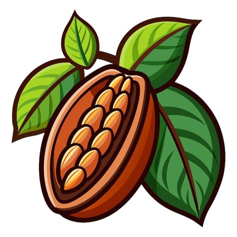 Cocoa Beans Clipart Vector Art And Illustration Premium Ai Generated Vector