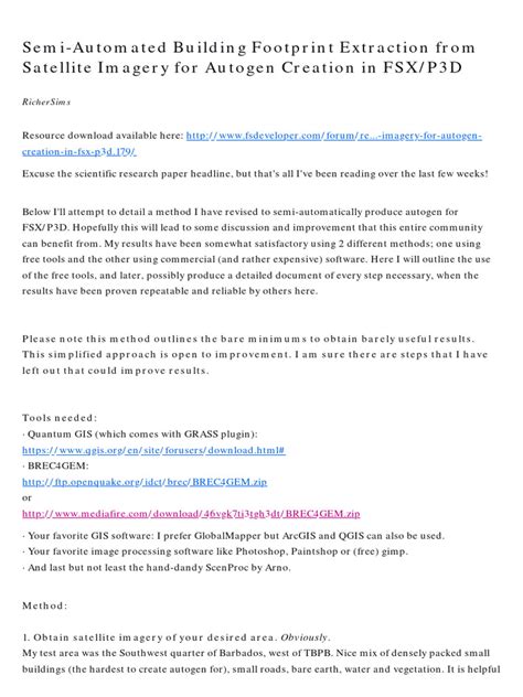 Fsx P3d Autogen Automatization Pdf Icon Computing Software