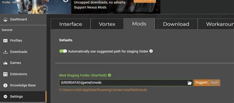 is this the correct mod staging folder i have tried everything but my