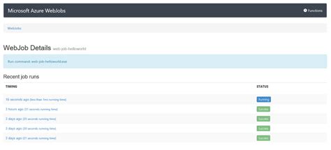 using the azure webjob api the best c programmer in the world