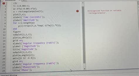 Solved Matlab Code Clc Close All Clear All T 100011