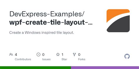 Github Devexpress Exampleswpf Create Tile Layout Control Create A
