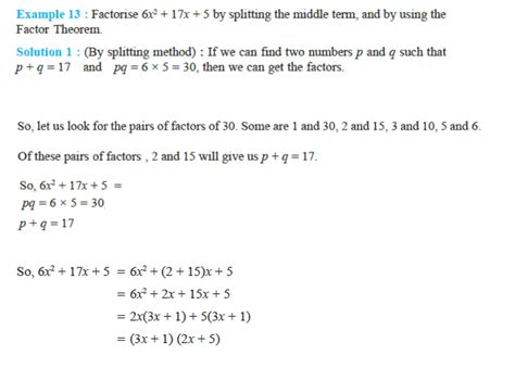 What Are The Different Methods Of Factoring Polynomials