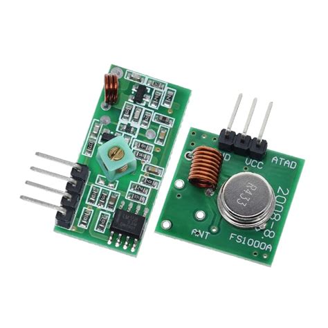433mhz Rf Wireless Transmitter Module And Receiver Kit 5v Dc 433mhz