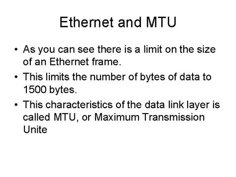 Ethernet Encapsulation RFC Ethernet The Term Ethernet
