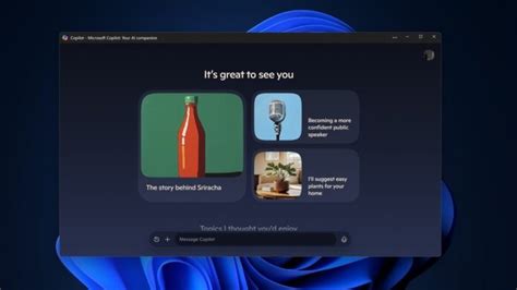 Новый встроенный помощник Copilot в Windows 11 доступен всем но потребляет больше оперативной