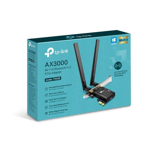 Archer TX55E AX3000 Wi Fi 6 Bluetooth 5 2 PCIe Adapter TP Link Canada