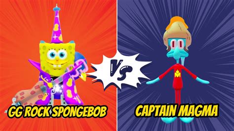 Gg Rock Spongebob Vs Captain Magma On Spongebob Tower Defense On Roblox Youtube