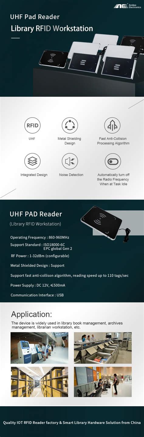 Rfid Uhf Epc Global Gen 2 Iso18000 6c Anti Metal And Anti Collision Pad Reader For Archives