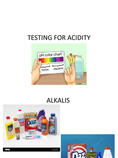 Testing For Acidity Pdf