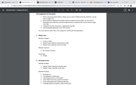 Solved Assignment 5 Write A Program In C That Implements
