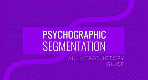 The Introductory Guide To Psychographic Segmentation Slidemodel