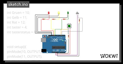 Ampel Wokwi Esp32 Stm32 Arduino Simulator