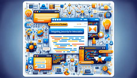 Integrating Javascript For Interactive Web Design Elements Web Crafting Code