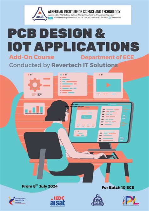 add on course on pcb design and iot applications aisat engineering college