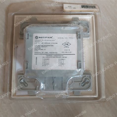 Jual NOTIFIER FRM 1 RELAY CONTROL MODULE FIRE ALARM FART Jakarta Pusat INDO KARYA PANEL