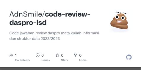 Github Adnsmile Code Review Daspro Isd Code Jawaban Review Daspro Mata Kuliah Informasi Dan
