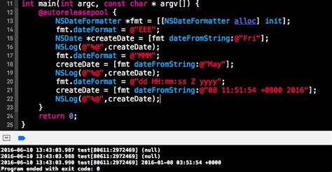 Objective C Nsdateformatter Always Return Nil When I Formated Week Or