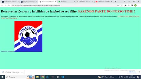 [projeto] primeiro projeto ´´finalizado`` html e css ambientes de