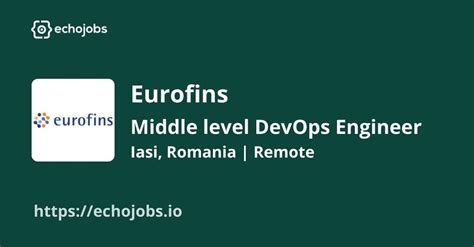 eurofins is hiring middle level devops engineer remote in romania