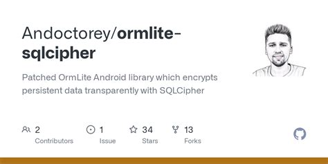 GitHub Andoctorey Ormlite Sqlcipher Patched OrmLite Android Library Which Encrypts Persistent