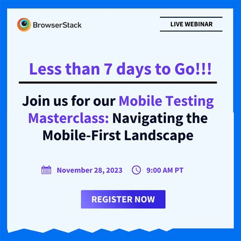 browserstack on linkedin browserstack webinar mobile testing