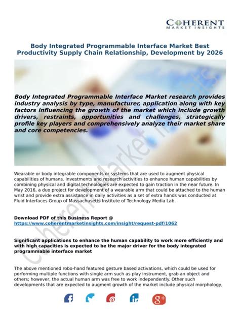 Ppt Body Integrated Programmable Interface Market Powerpoint