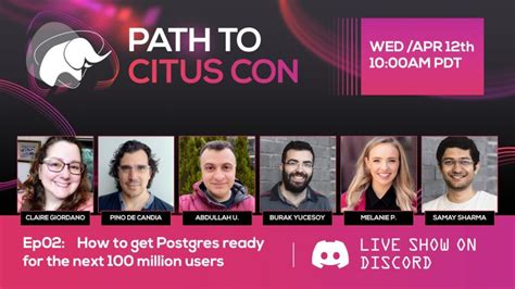 Floor Drees On Linkedin Postgresql Cituscon