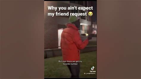 Why U Aint Accept My Friend Request😭 Shorts Youtube