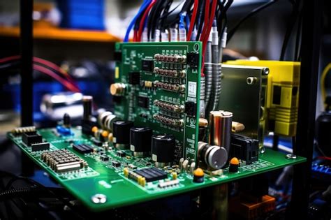 A Closeup View Of A Signal Isolator In An Industrial Setting Surrounded By Wires Circuit Boards