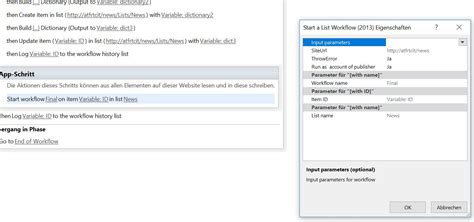 Start List Workflow 2013 Giving Errors Workflow Actions Pack Community