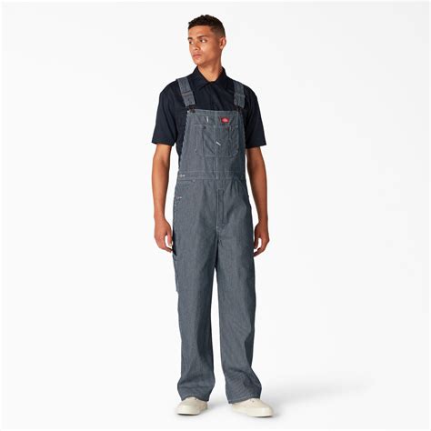 Striped Bib Overalls For Men Dickies