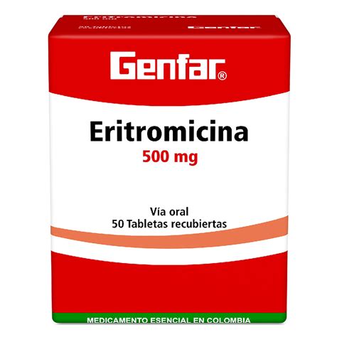 Eritromicina 500 Mg Drogas Económicas