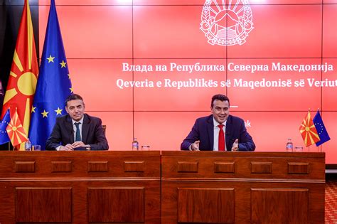 Средба на премиерот Заев со специјалниот претставник на ЕУ Лајчак Поддршка од ЕУ за натамошен