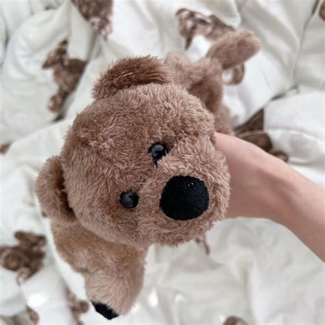 몽청 곰탱이 대용량필통 곰돌이 인형 필통 파우치 봉제필통 중학생 고등학생 새학기 에이블리