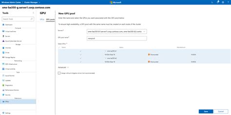 在 Windows Server 和 Azure 的本地環境中叢集 Vm 使用 Gpu 並配合離散裝置指派 Microsoft Learn