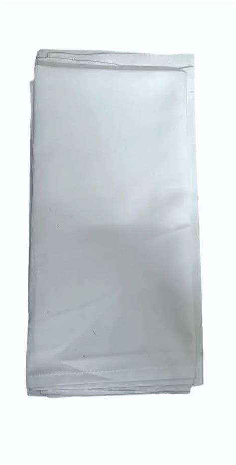 White Poly Cotton Dinner Napkin Size 21x21 Inches At Rs 57piece In