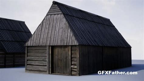 Unreal Engine Wooden Modular House Props Gfxfather