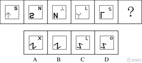 下列选项中，符合所给图形的变化规律的是？ 530088 图形推理 逻辑思维 33iq