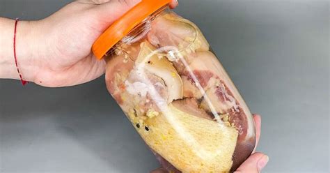 ქონი ნივრის მარინადში მარტივი რეცეპტი რჩევები ვივიენისგან