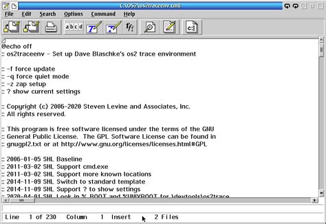 Os2traceenv Ecsoft2