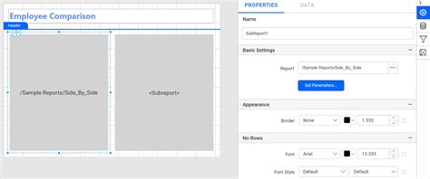 Design Rdl Report Using Subreport Blazor Platform